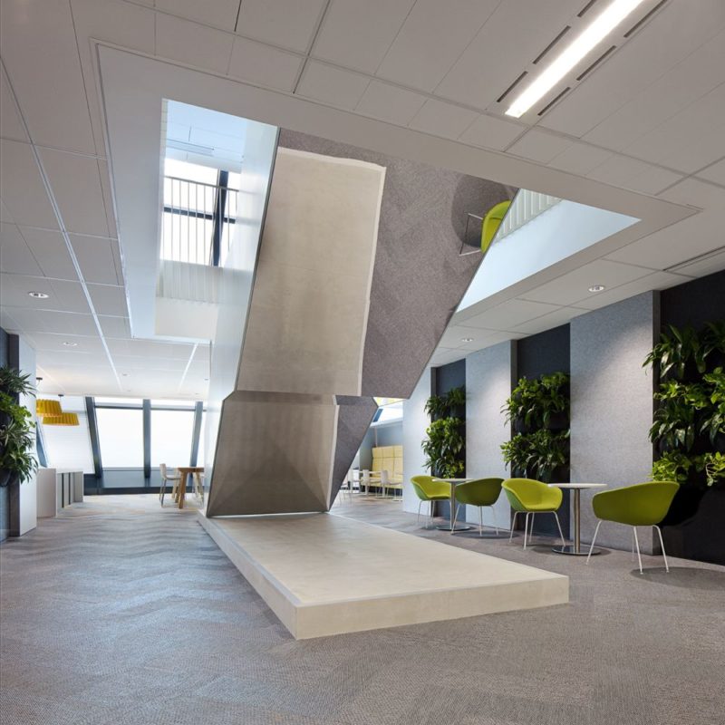 Green Walls - A Cool Design Accent For Offices With Personality
